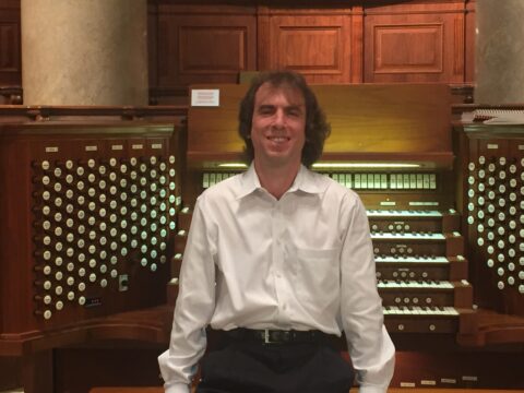 Organist Aaron Comins on June 27 - National City Christian Church